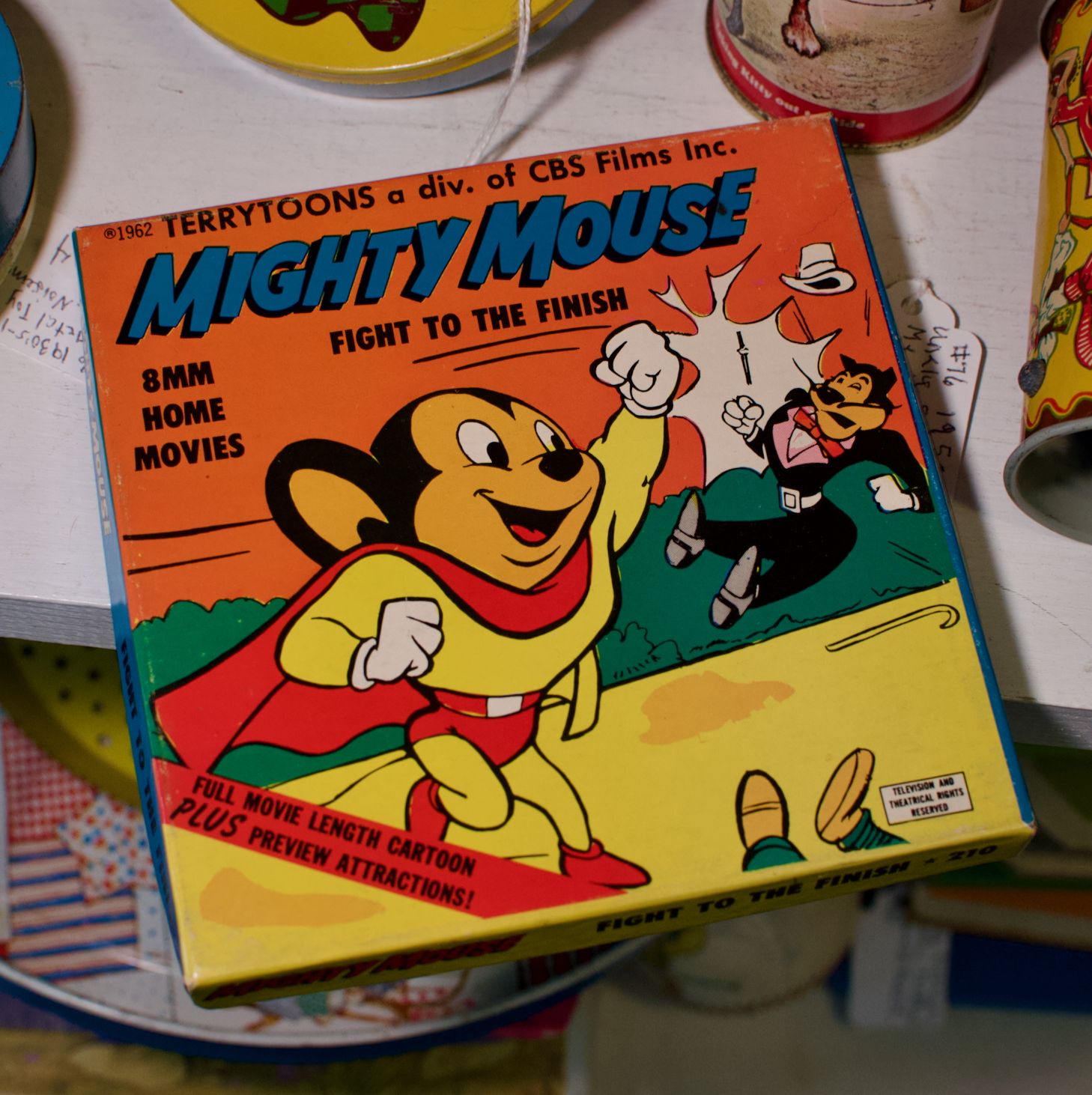 1962 Mighty Mouse fight to the finish 8mm home movies