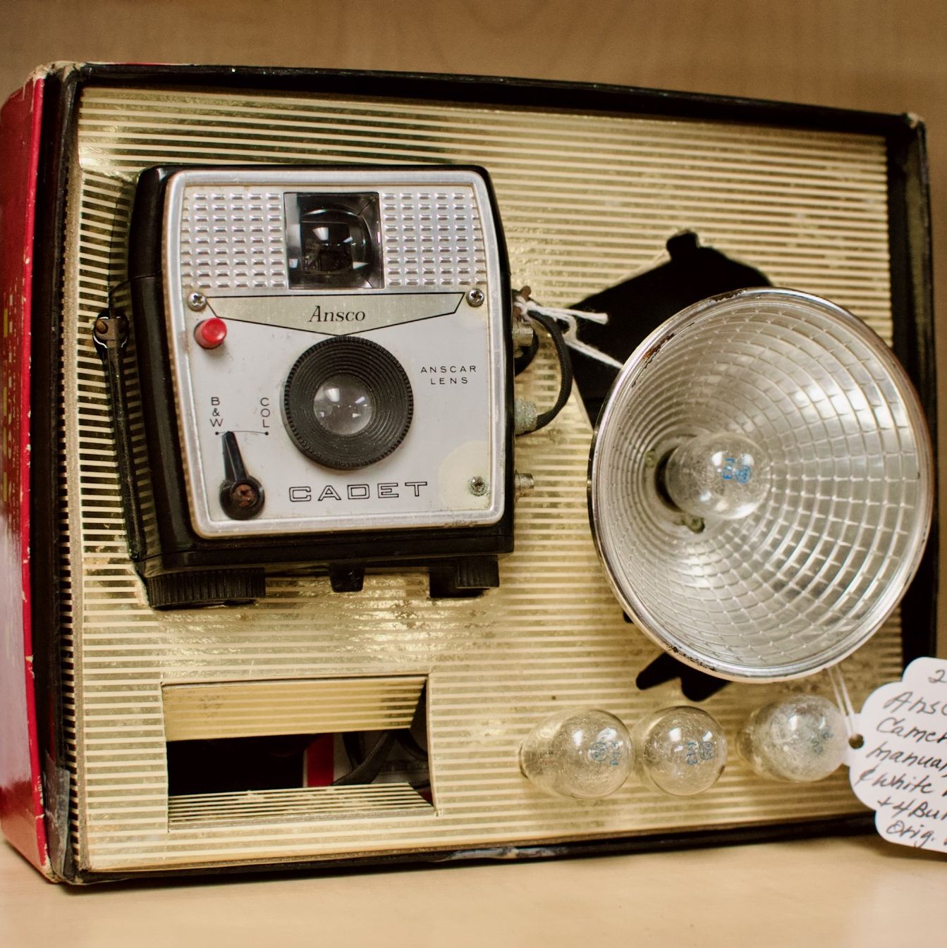 Ansco cadet - USA camera outfit.