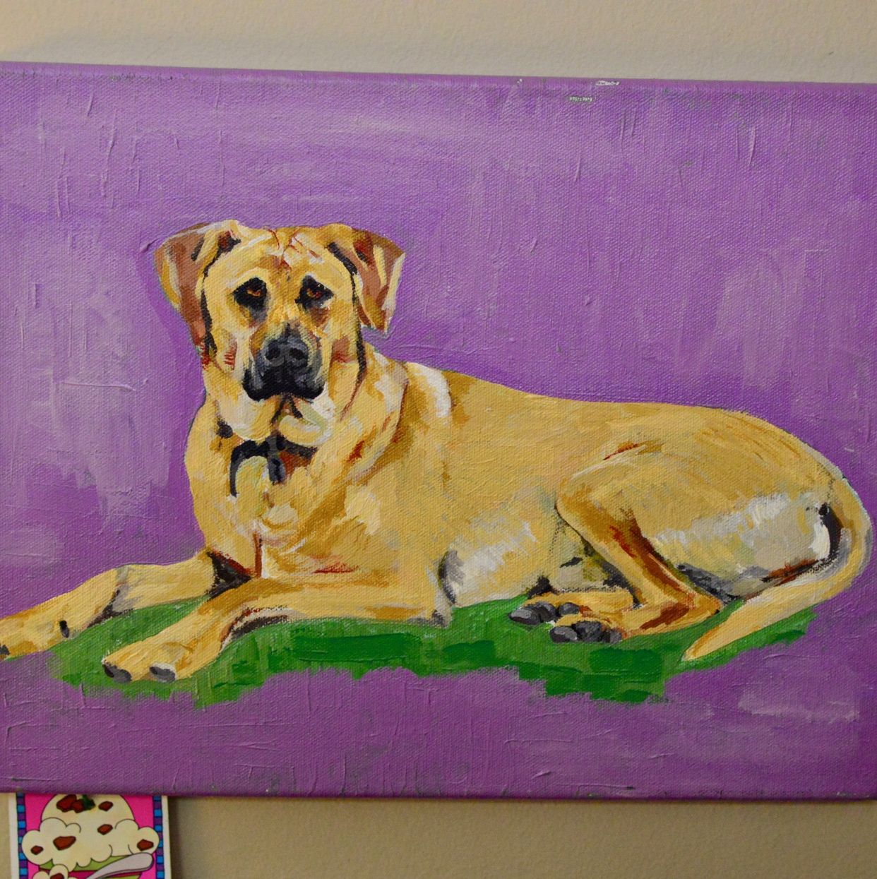 Dog painting
