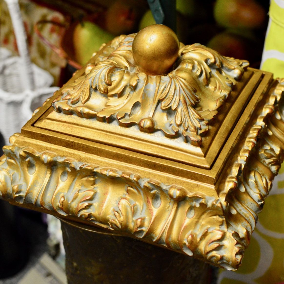 Gold fancy box
