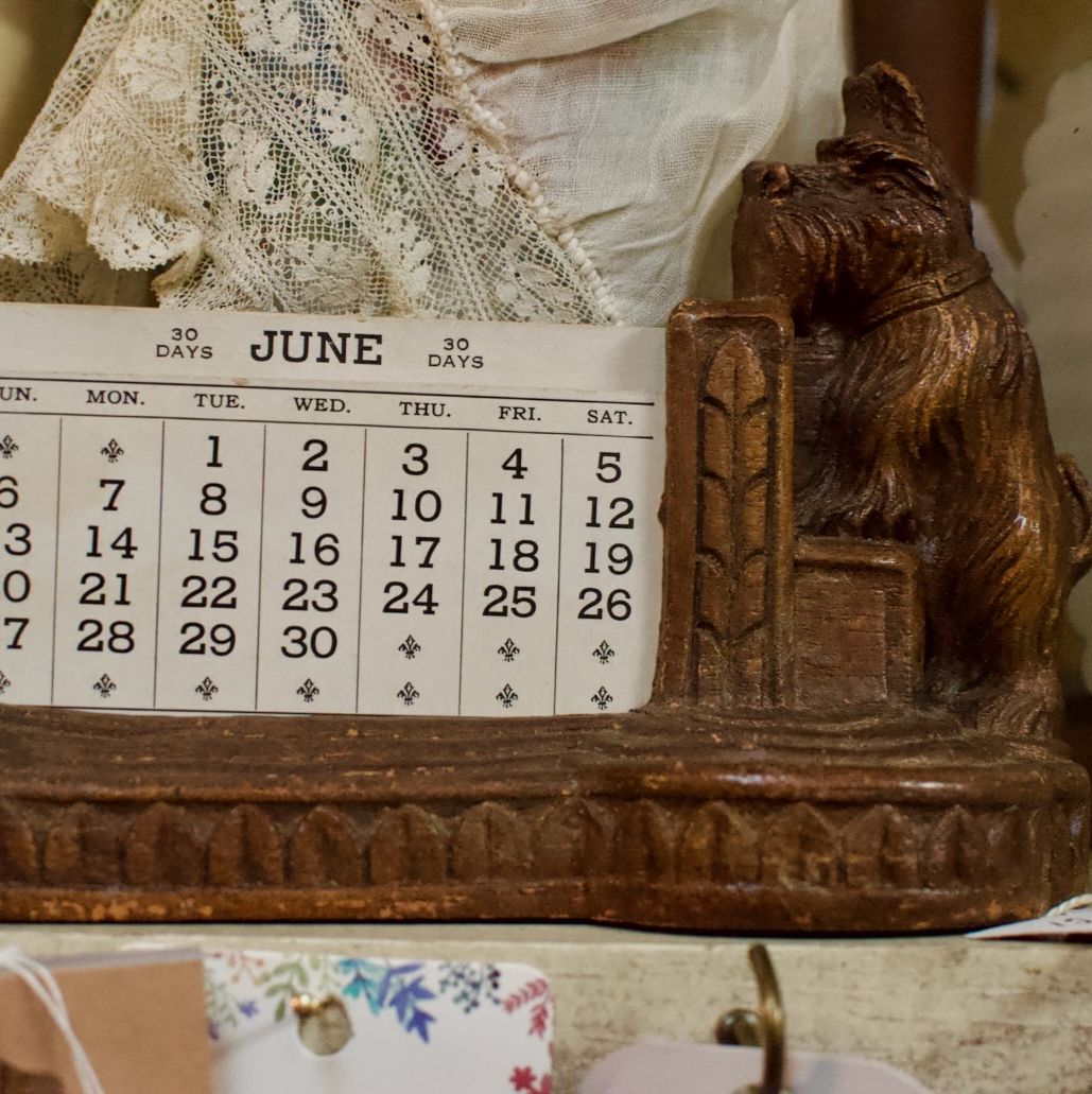 Scottie dog calendar