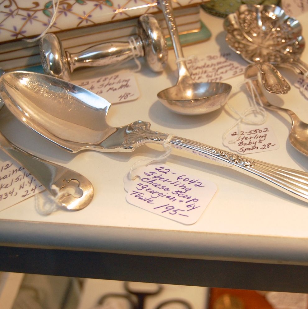 Sterling Cheese Scoop - Georgian by Towle