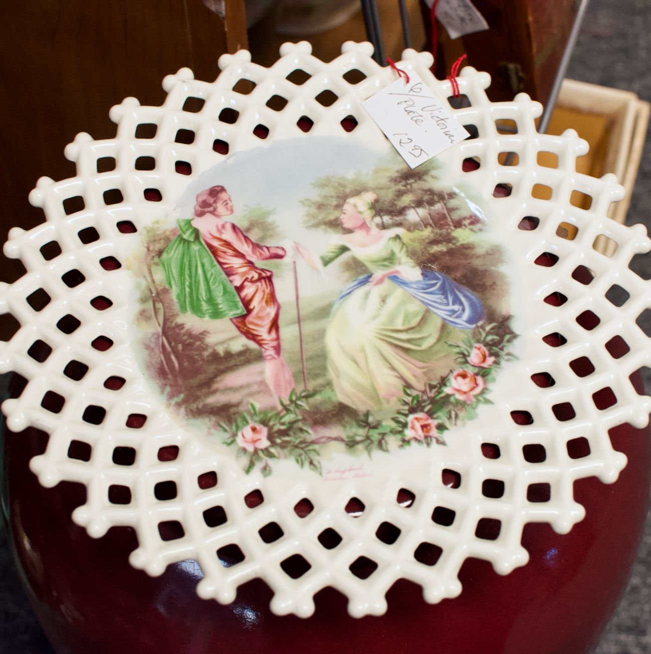 Victorian plate