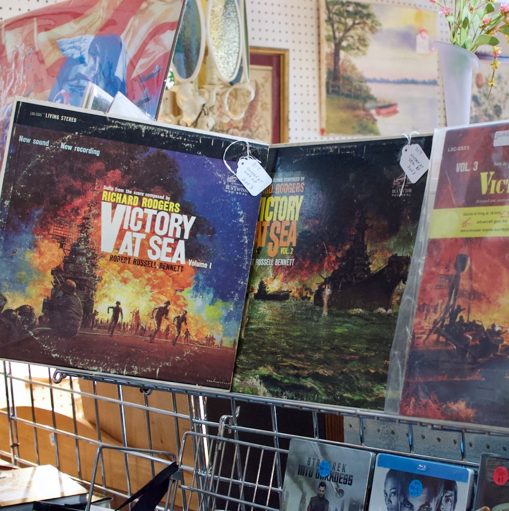 Victory at Sea LP set of 3 - Rare photo edition