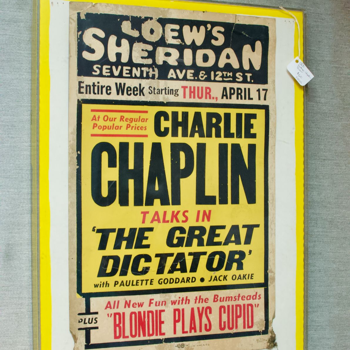 Vintage Charlie Chaplin poster