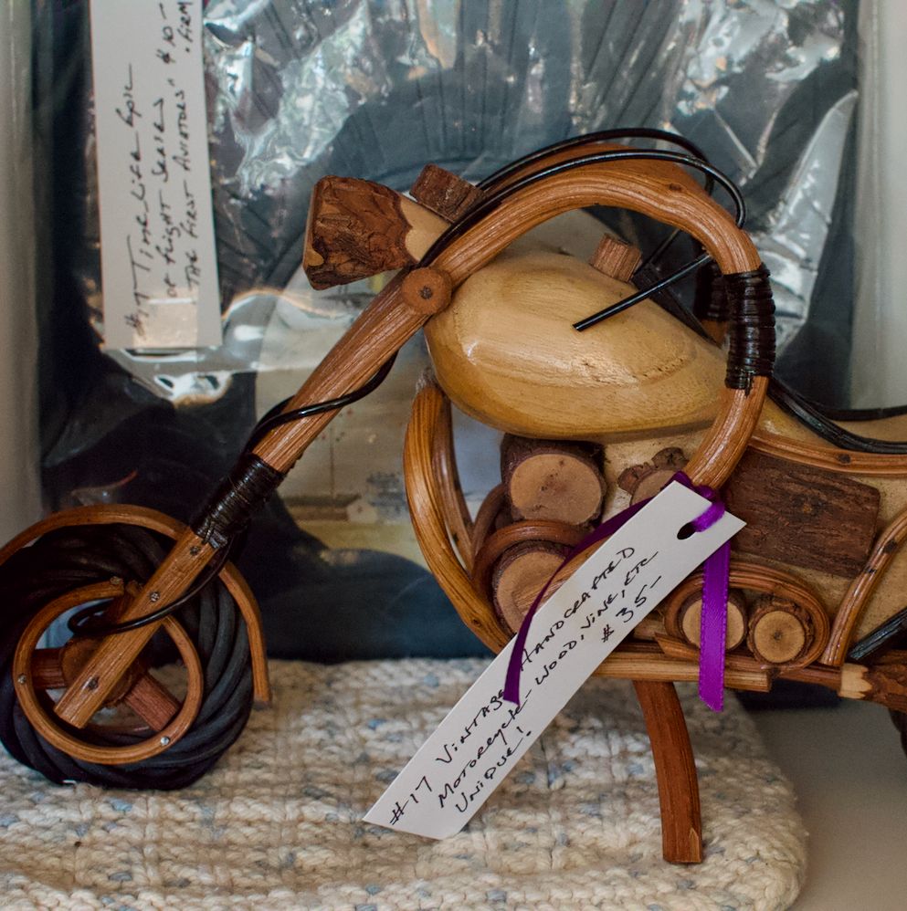 Vintage hand crafted motorcycle