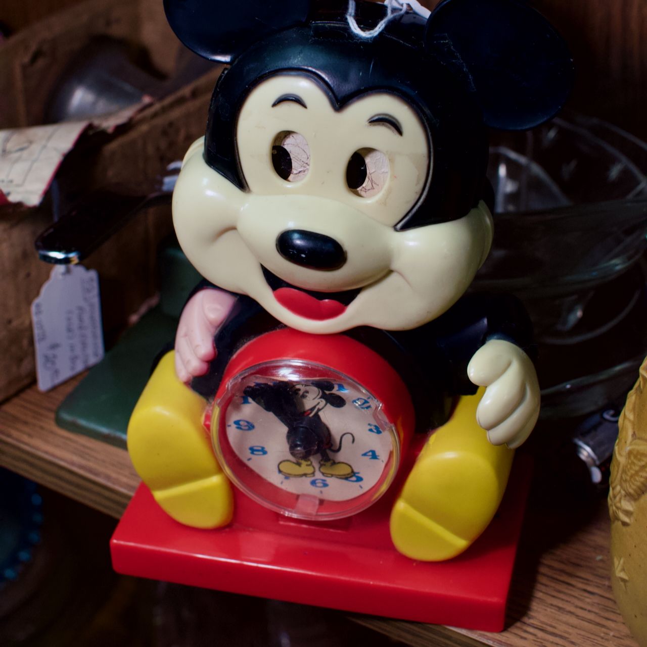 Vintage Mickey Mouse clock